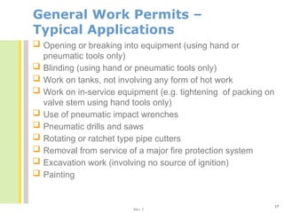 AP General Work Permit for permit issuer and receivers | PPT