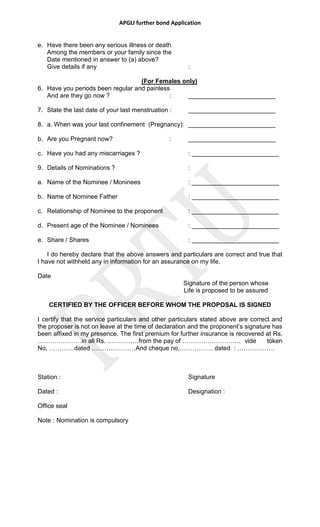 Apgli further bond | PDF