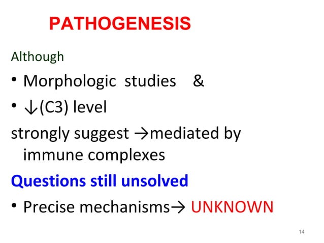 NEPHRITIC SYNDROME / APSGN IN CHILDREN | PPT