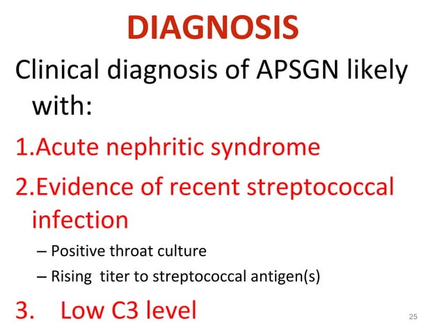NEPHRITIC SYNDROME / APSGN IN CHILDREN | PPT