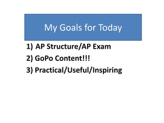 Ap GoPo One Day Workshop | PPT