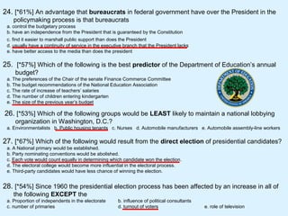 AP Government 1989 MC Exam | PPT | Civic affairs | Politics