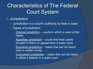 Ap government the_federal_court_system_review | PPTX