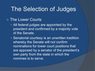 Ap government the_federal_court_system_review | PPTX