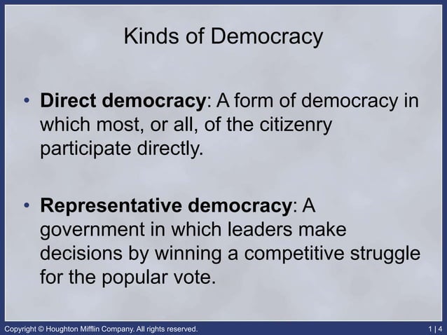 ap gov ppt ch01.ppt | Civic affairs | Politics