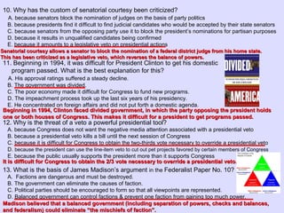 AP Government Practice Exam [5] | PPT