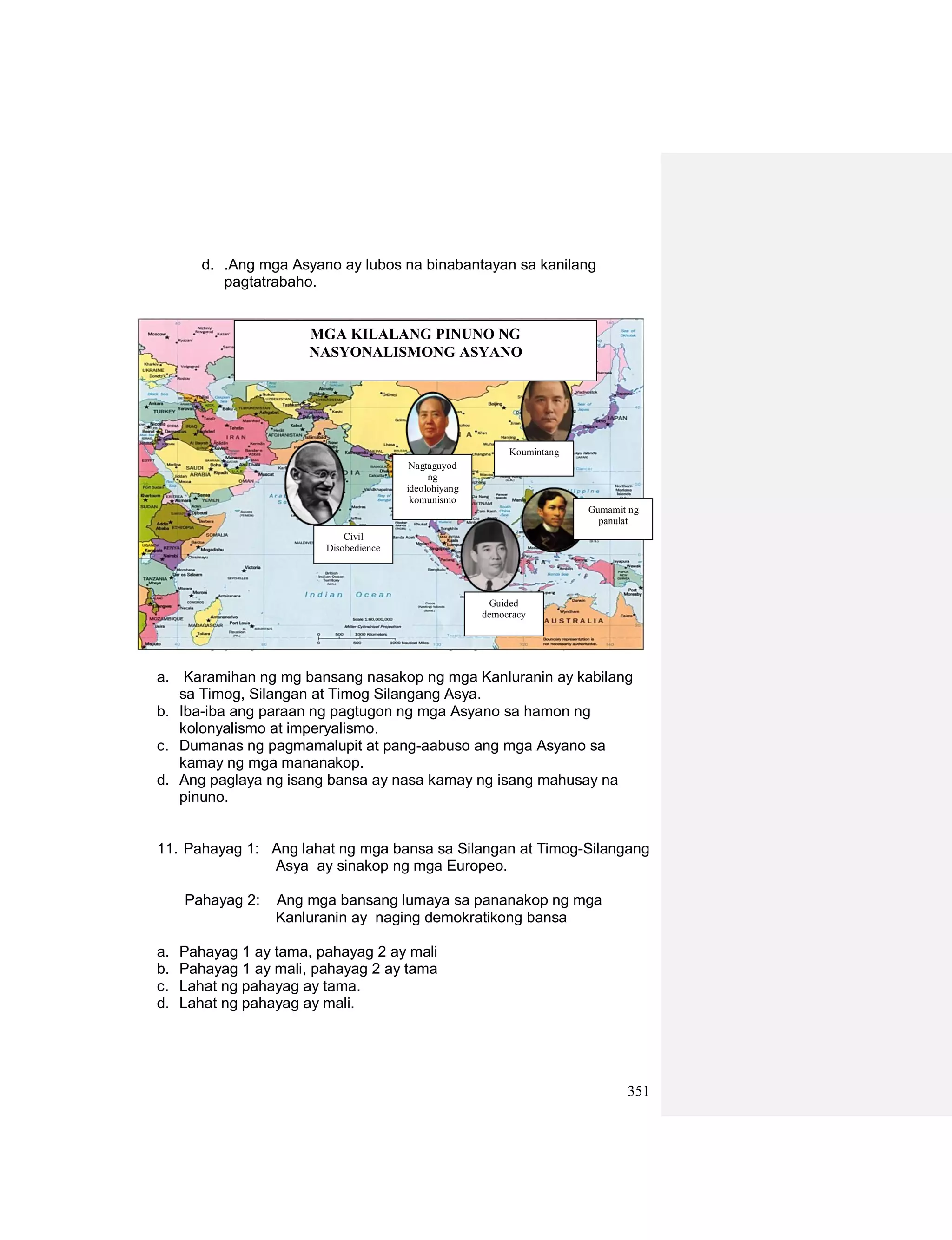Araling Panlipunan Grade 8 Fourth Quarter Module | PDF