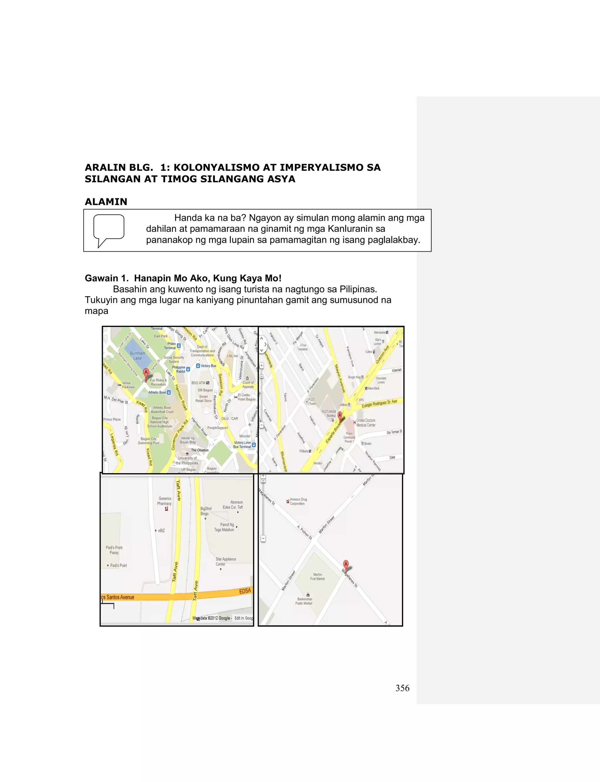 Araling Panlipunan Grade 8 Fourth Quarter Module | PDF