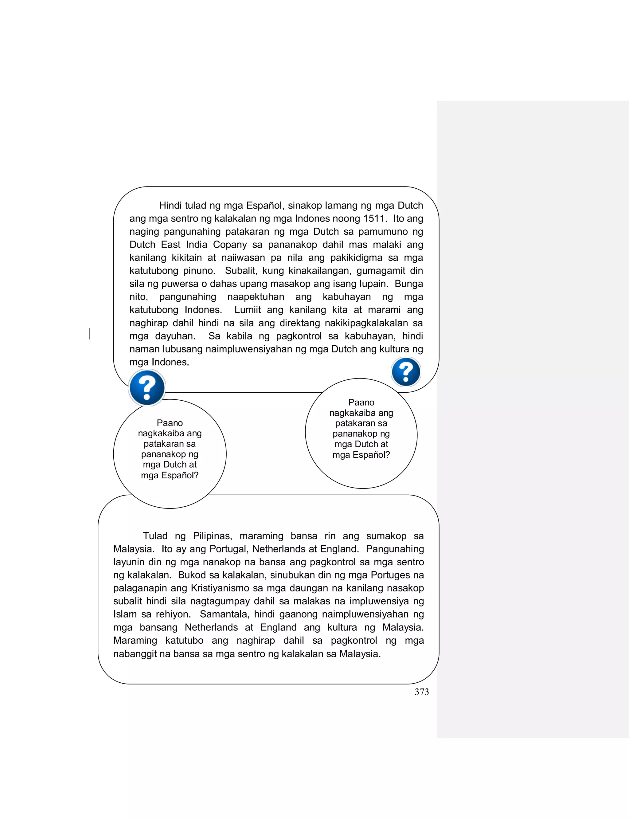 Araling Panlipunan Grade 8 Fourth Quarter Module | PDF