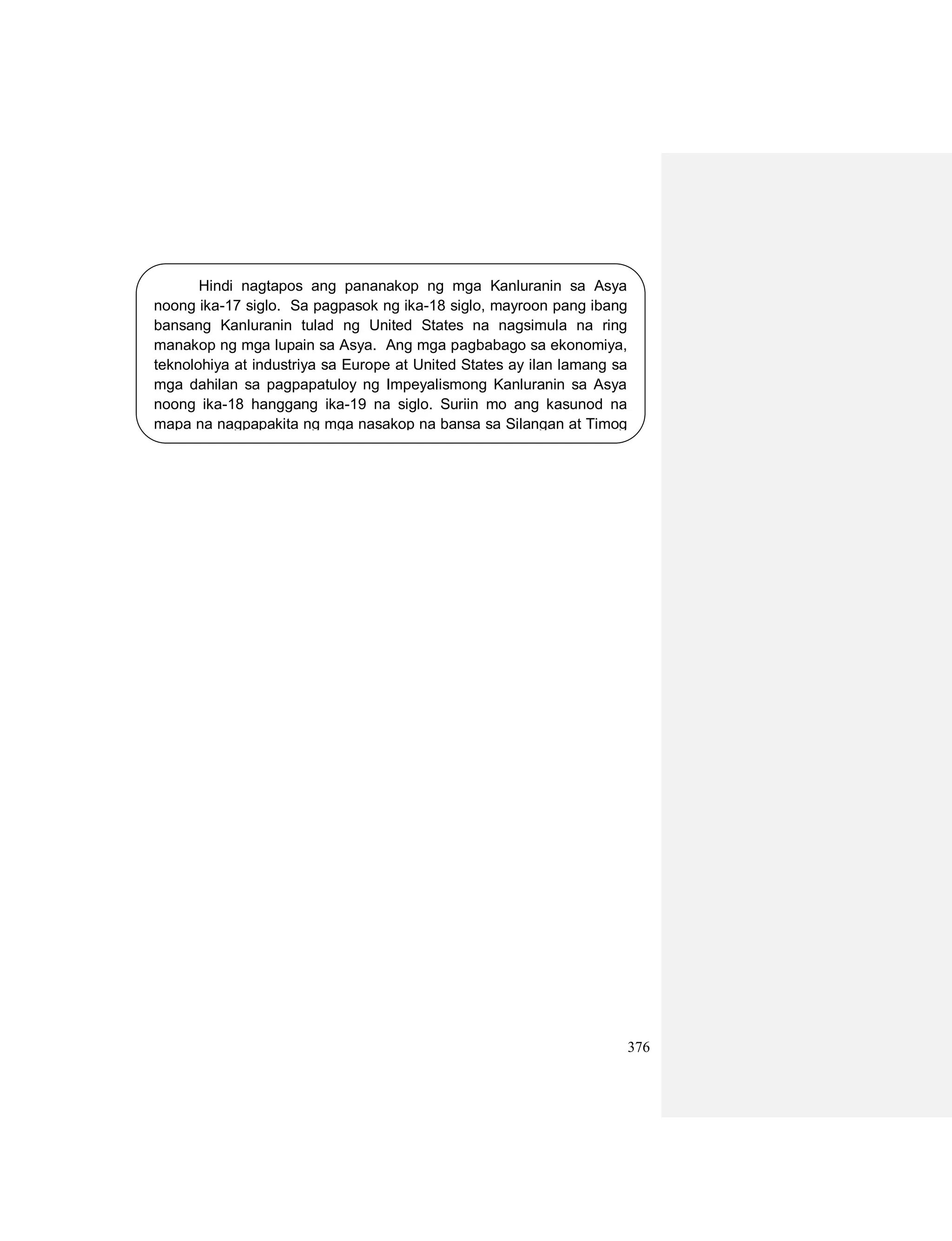 Araling Panlipunan Grade 8 Fourth Quarter Module | PDF