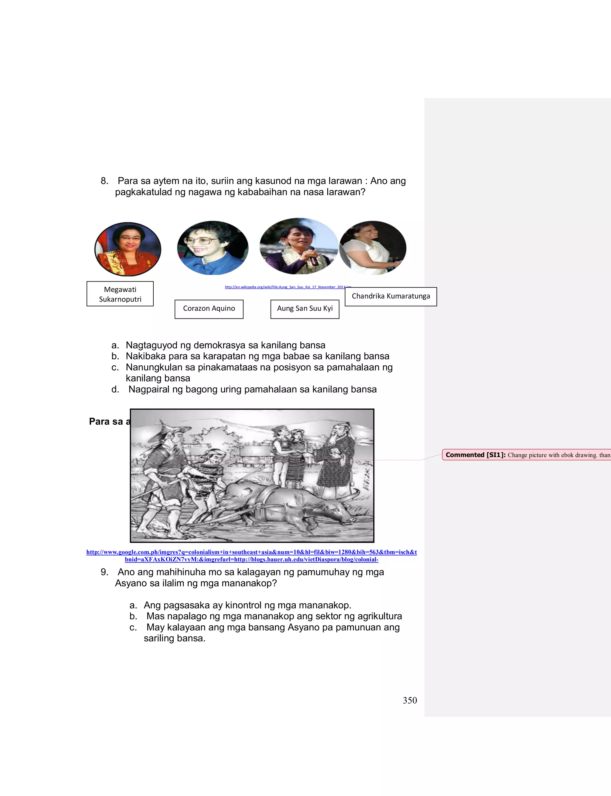 Araling Panlipunan Grade 8 Fourth Quarter Module | PDF