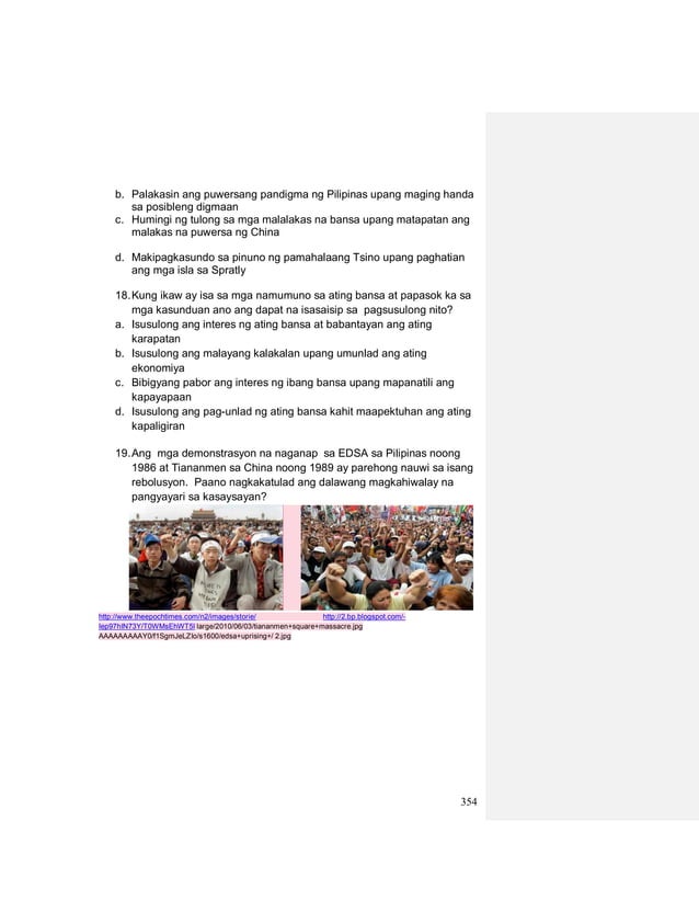 Araling Panlipunan Grade 8 Fourth Quarter Module | PDF