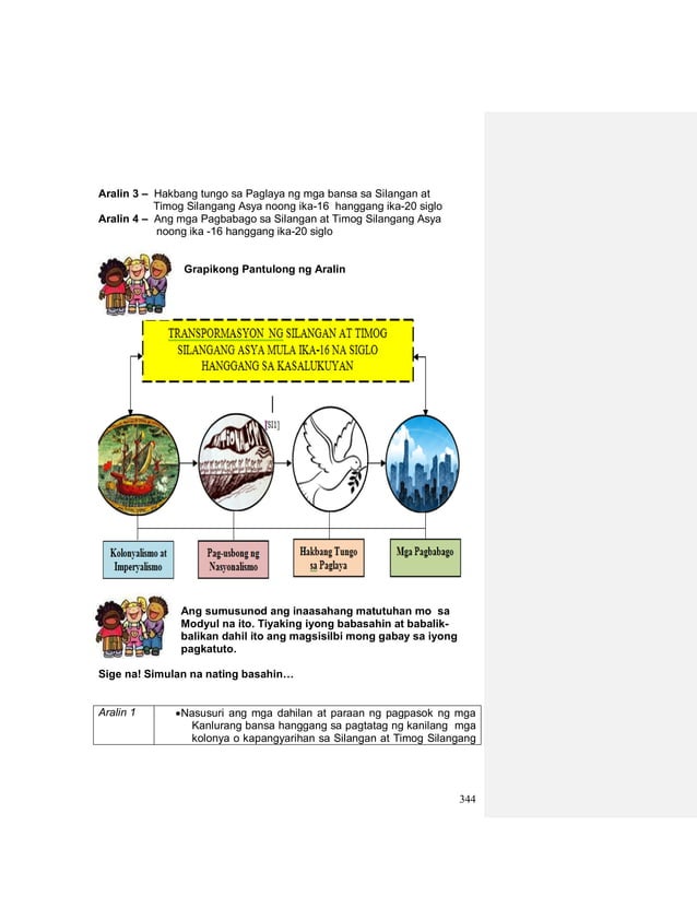 Araling Panlipunan Grade 8 Fourth Quarter Module | PDF