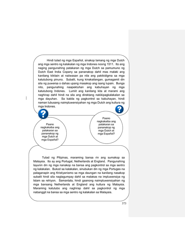 Araling Panlipunan Grade 8 Fourth Quarter Module | PDF