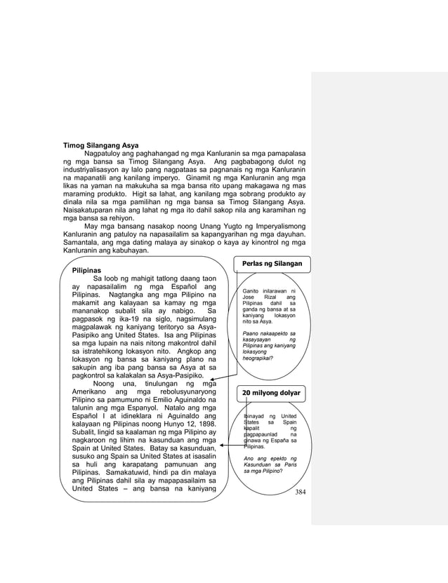 Araling Panlipunan Grade 8 Fourth Quarter Module | PDF