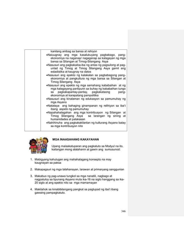 Araling Panlipunan Grade 8 Fourth Quarter Module | PDF