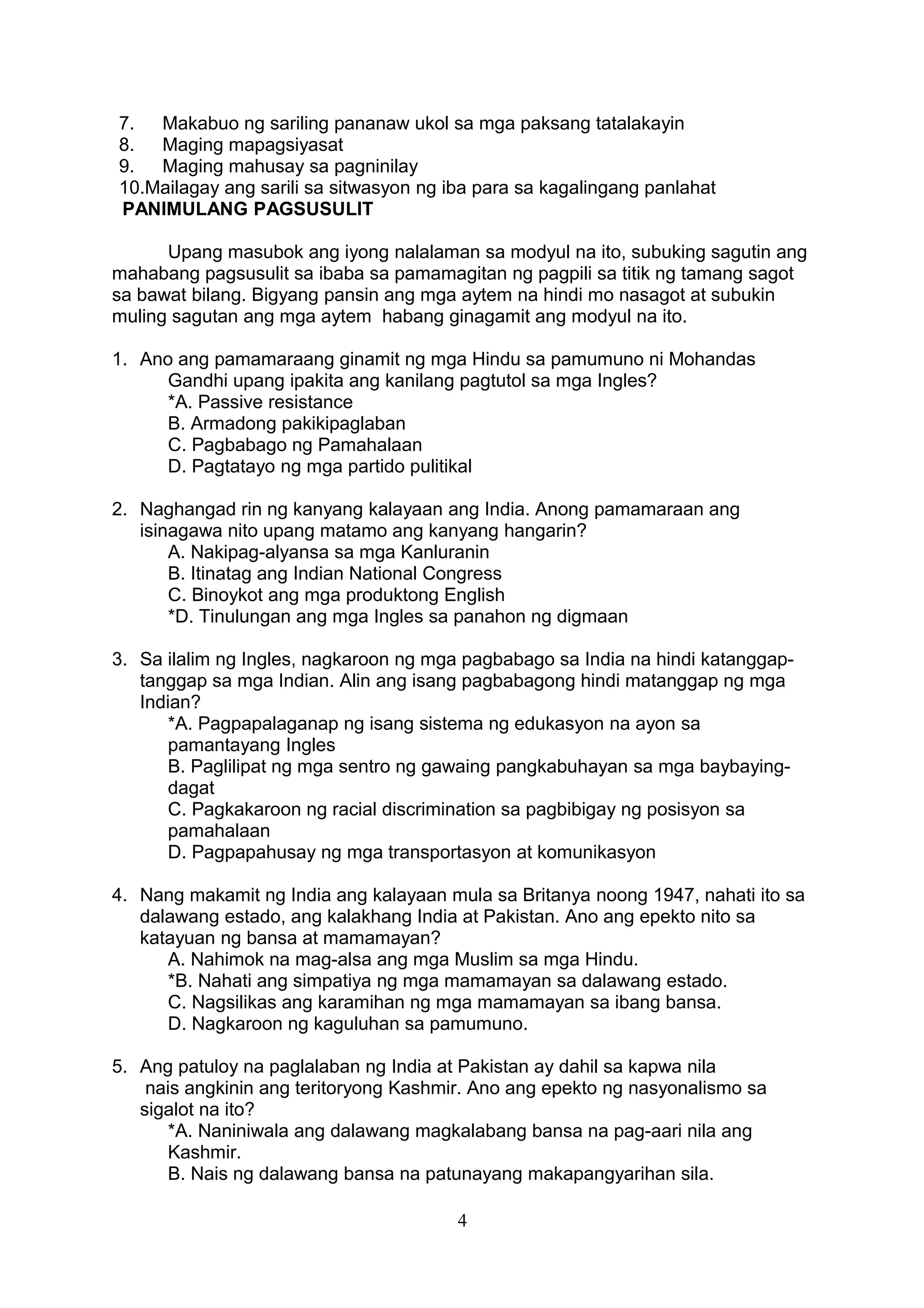 Ap gr. 8 q3 ( module 3) - grade 8 learning modules | DOC