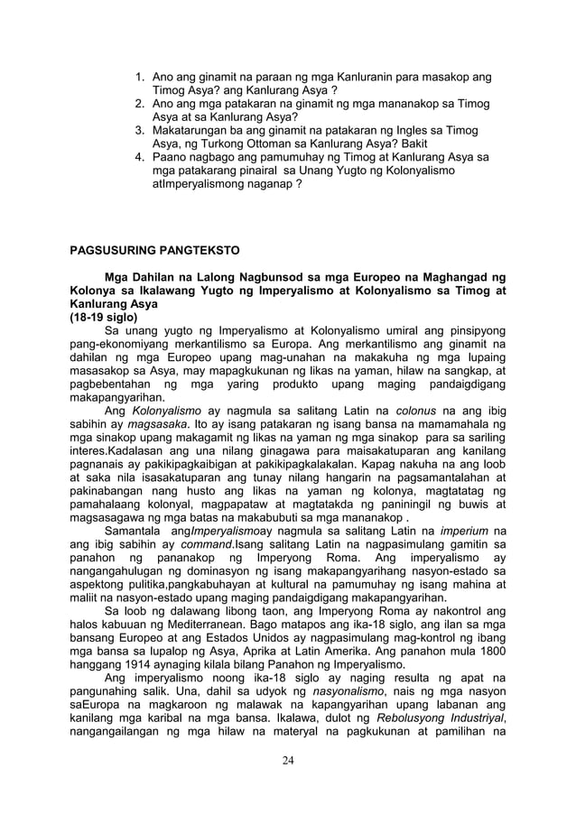 Ap gr. 8 q3 ( module 3) - grade 8 learning modules | DOC