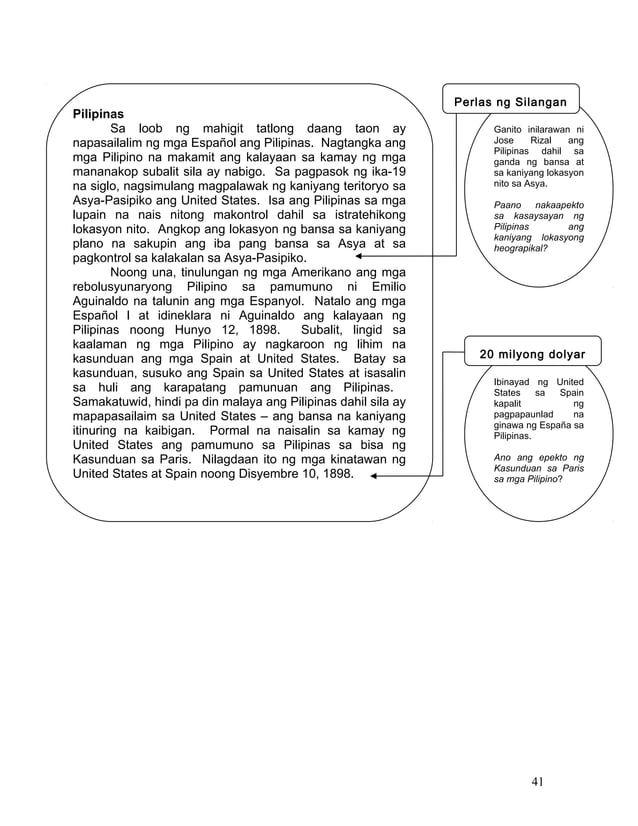 Ap gr. 8 q4 ( module 4) - grade 8 learning modules | DOC