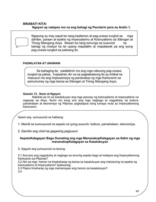 Ap gr. 8 q4 ( module 4) - grade 8 learning modules | DOC
