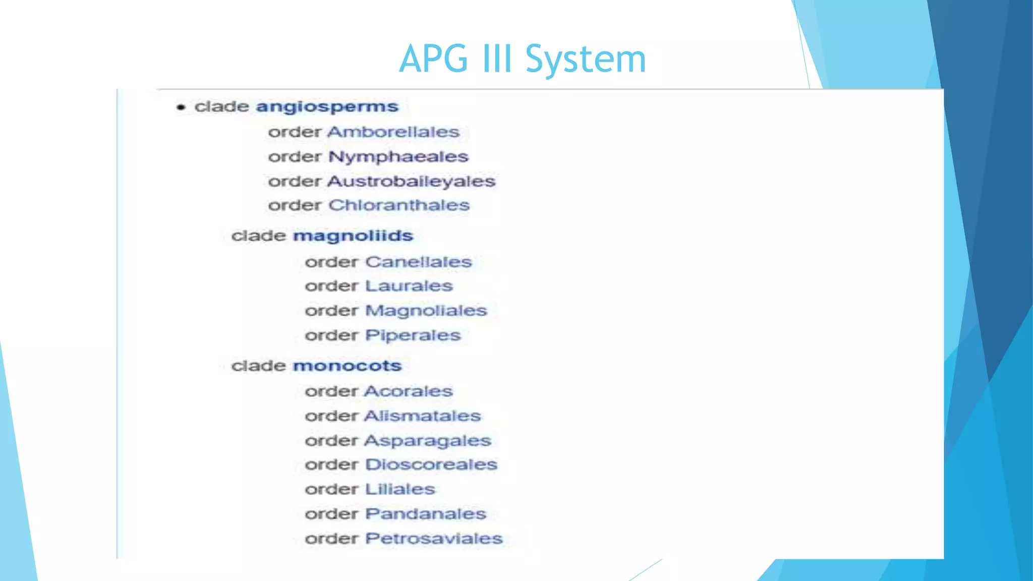 APG system of classification.pptx