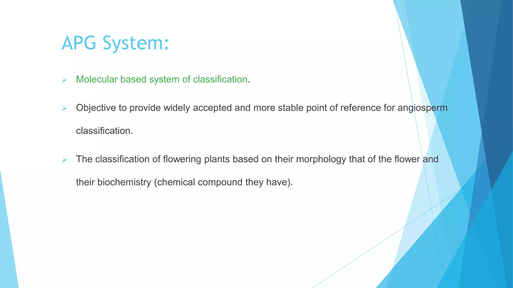 APG system of classification.pptx