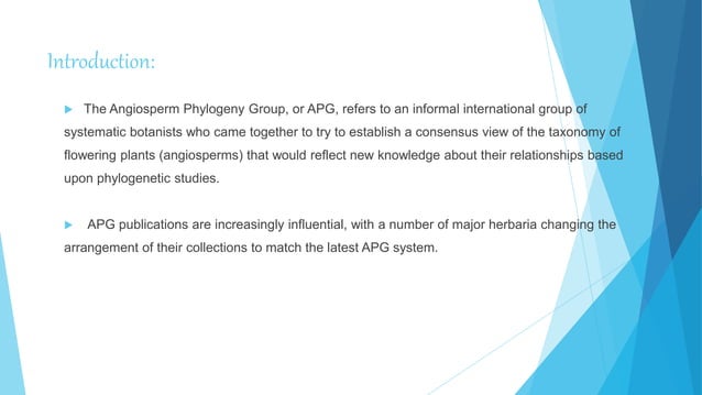 APG system of classification.pptx