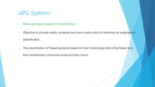 APG system of classification.pptx