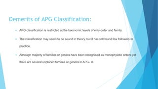 APG system of classification.pptx