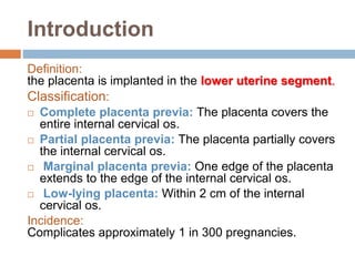 Aph Antepartum hemorrhage | PPTX