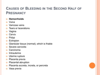 Antepartum Hemorrhage | PPTX