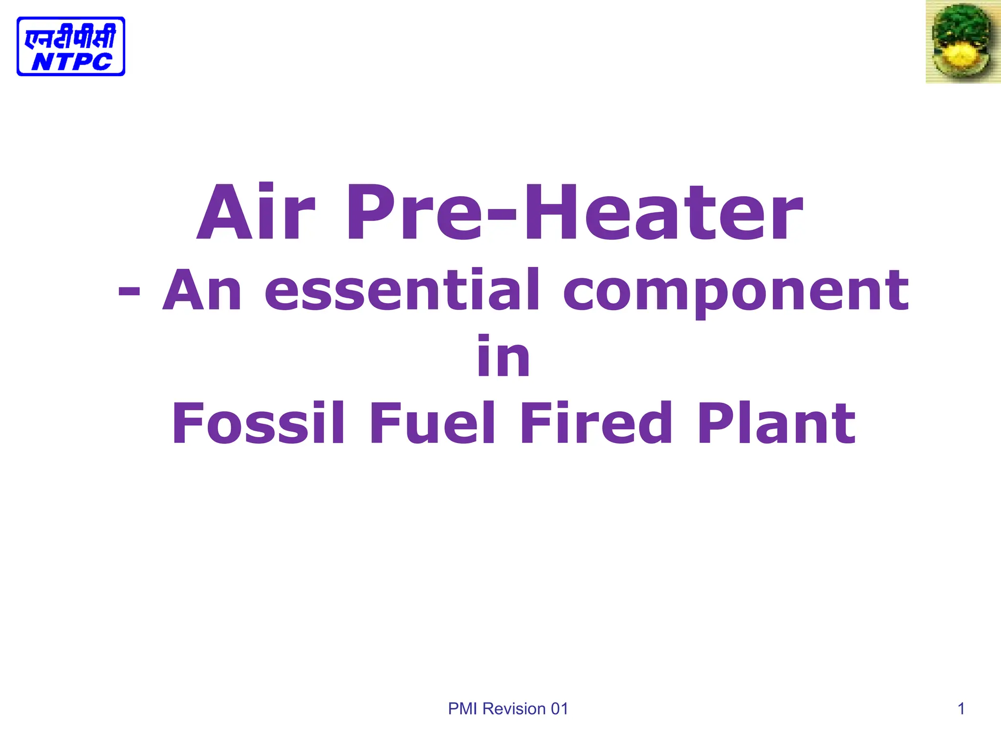 APH.ppt for thermal power plant boiler operators | PPT