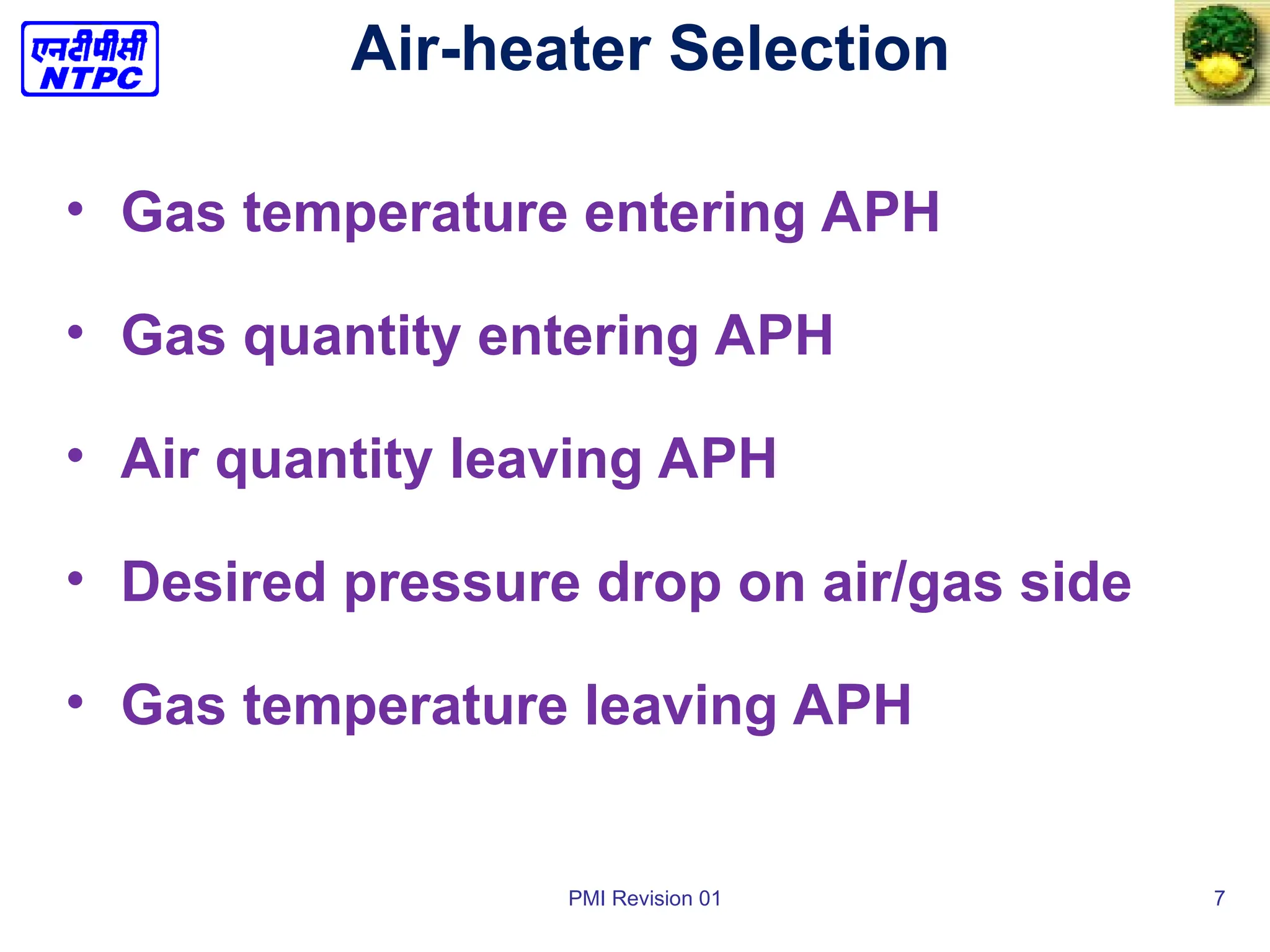 APH.ppt for thermal power plant boiler operators | PPT