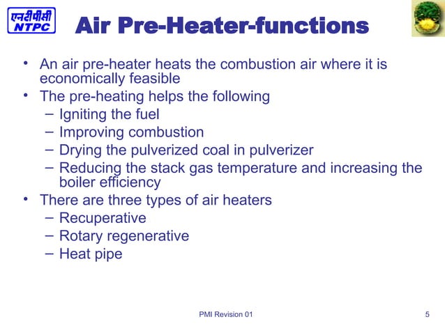 APH.ppt for thermal power plant boiler operators | PPT | Chemistry ...