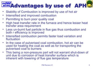 APH.ppt for thermal power plant boiler operators | PPT