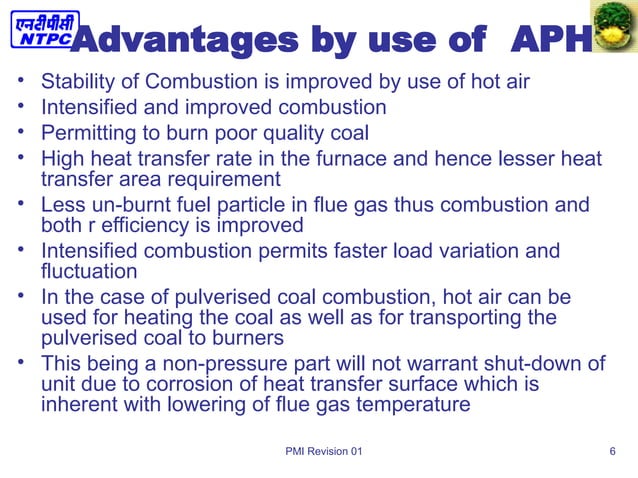 APH.ppt for thermal power plant boiler operators | PPT | Chemistry ...