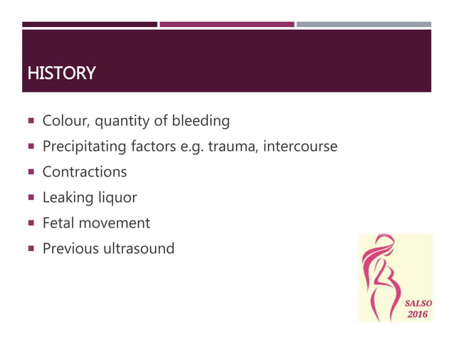 antepartum haemorrhage | PPT