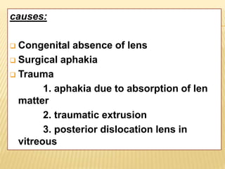 Aphakia | PPT