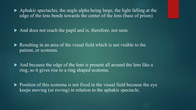 Aphakia and pseudophakia | PPTX | Eye and Vision Conditions | Diseases ...
