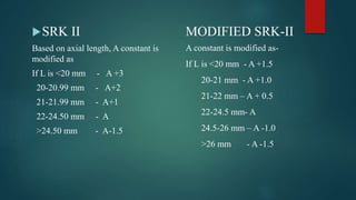 Aphakia and pseudophakia | PPTX