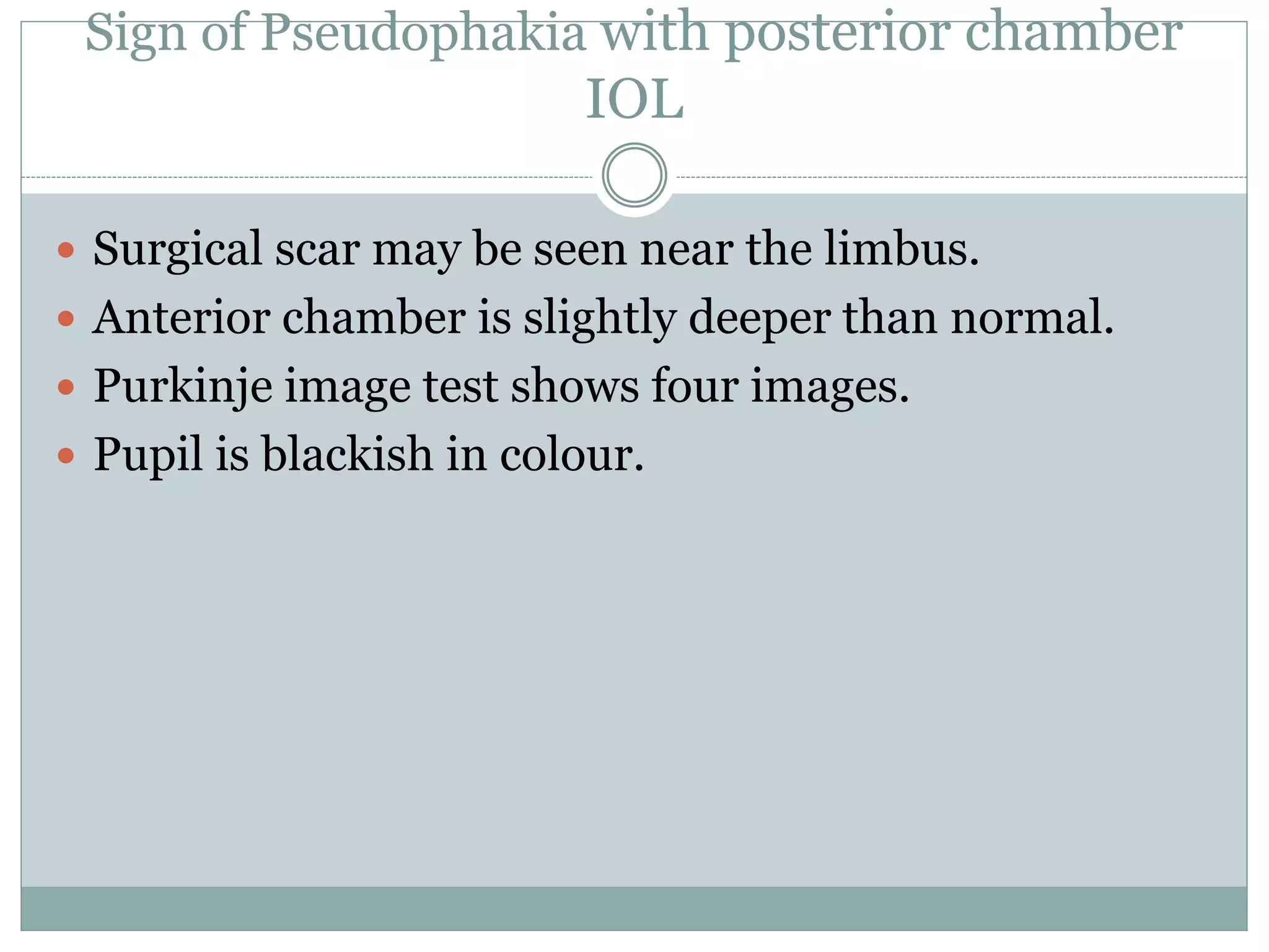 Aphakia and pseudophakia (1) | PPTX