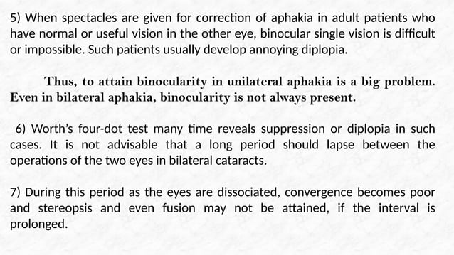 APHAKIA OF EYE PRESENTATION. slideshare. net | PPT