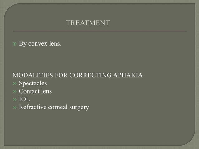 Aphakia & Pseudophakia.pptx | Eye and Vision Conditions | Diseases and ...