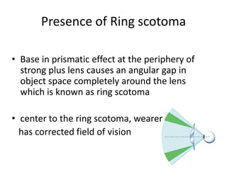 Aphakic spectacle dispensing | PDF
