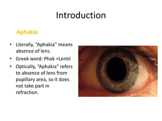 Aphakic spectacle dispensing | PDF