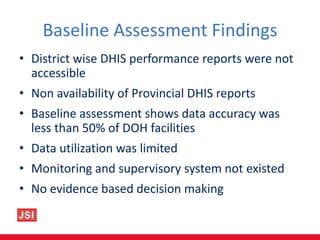 Developing a Web-based Integrated Dashboard for Health Information Systems, Department of Health ...