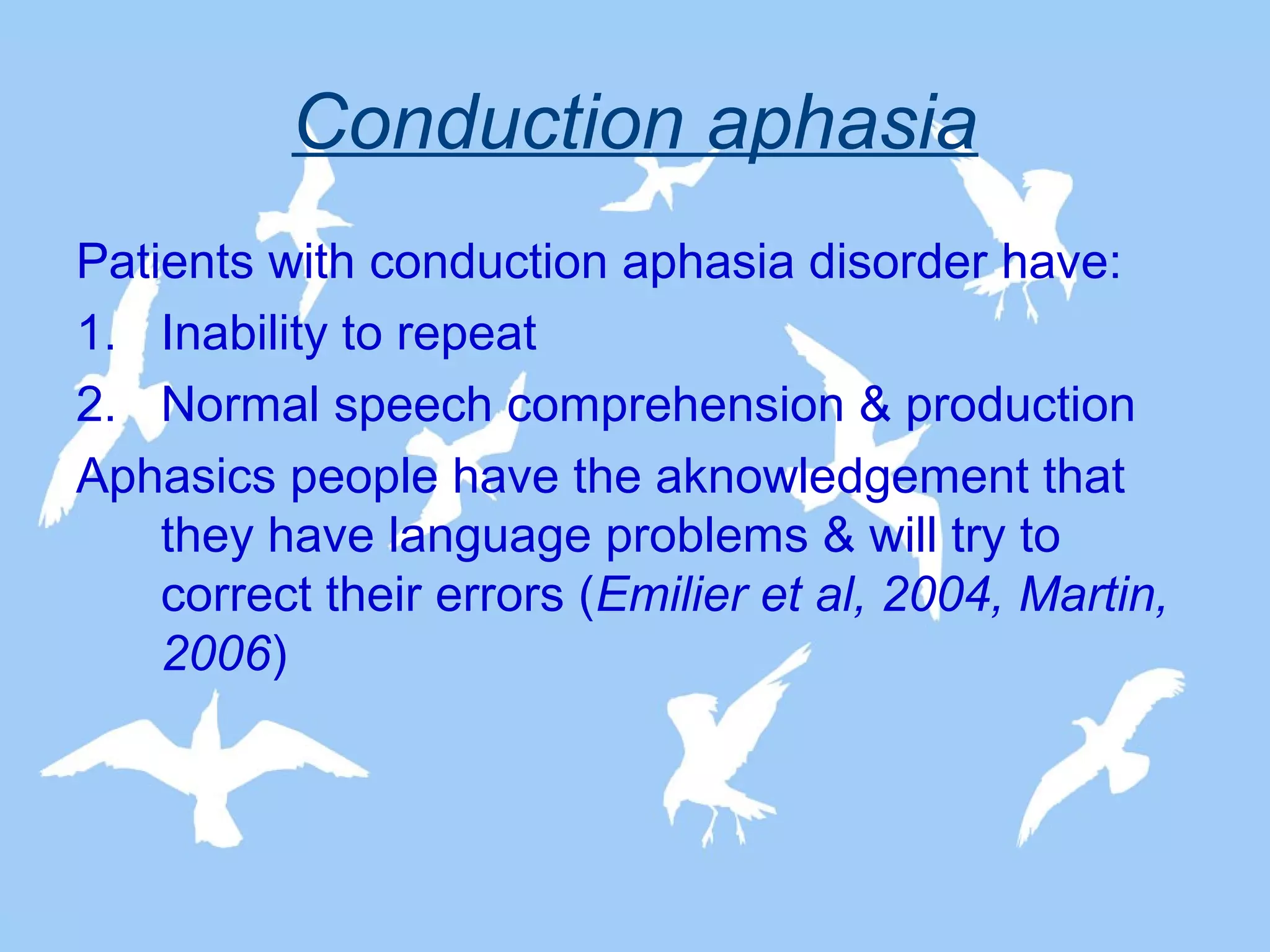 Aphasia | PPT