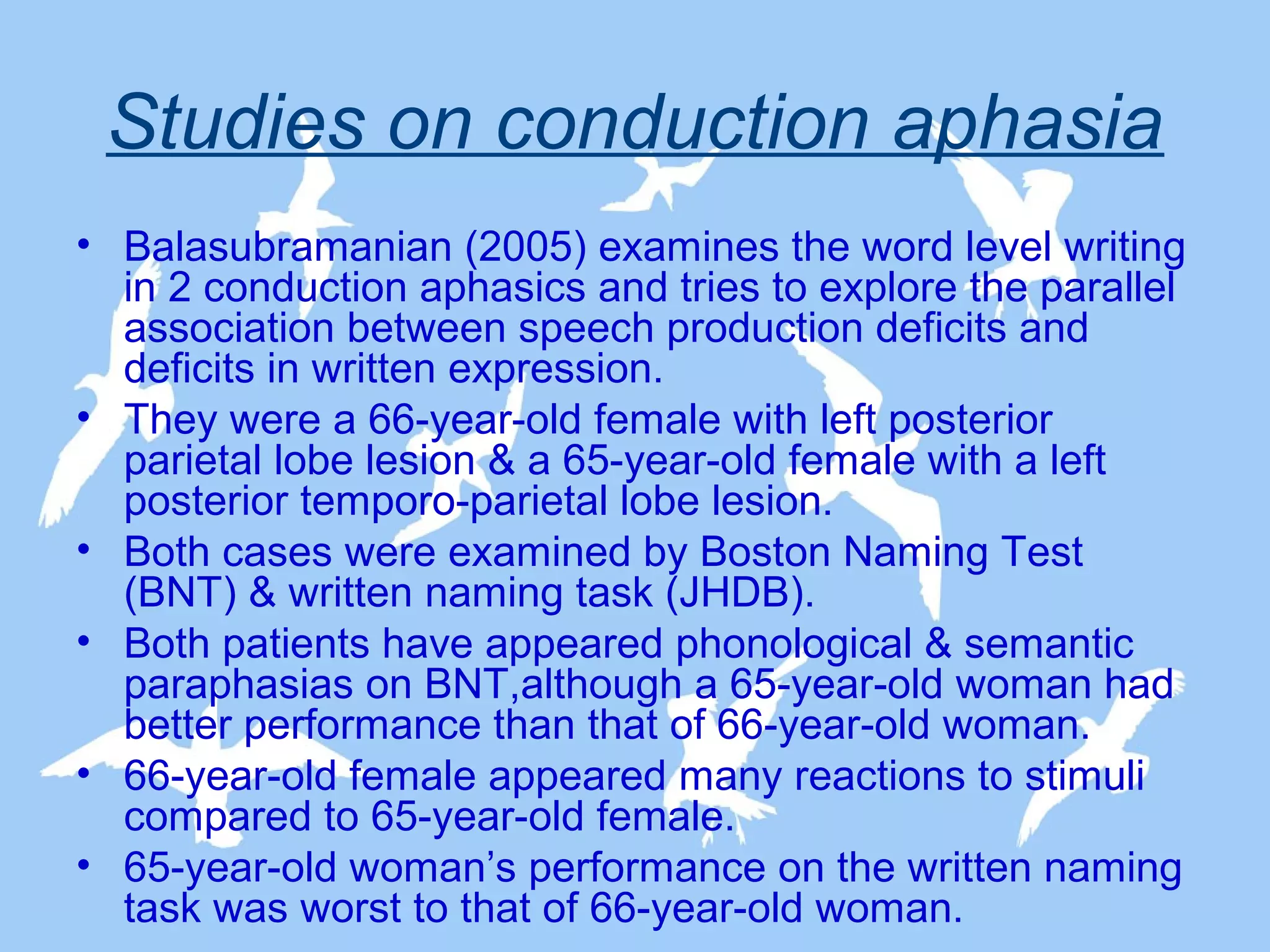 Aphasia | PPT