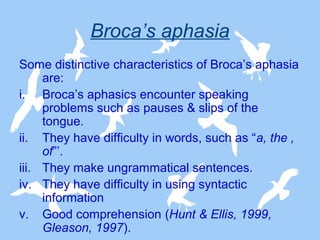 Aphasia | PPT