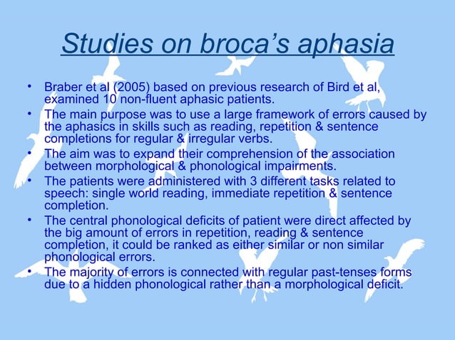 Aphasia | PPT | Brain and Nervous System Disorders | Diseases and ...